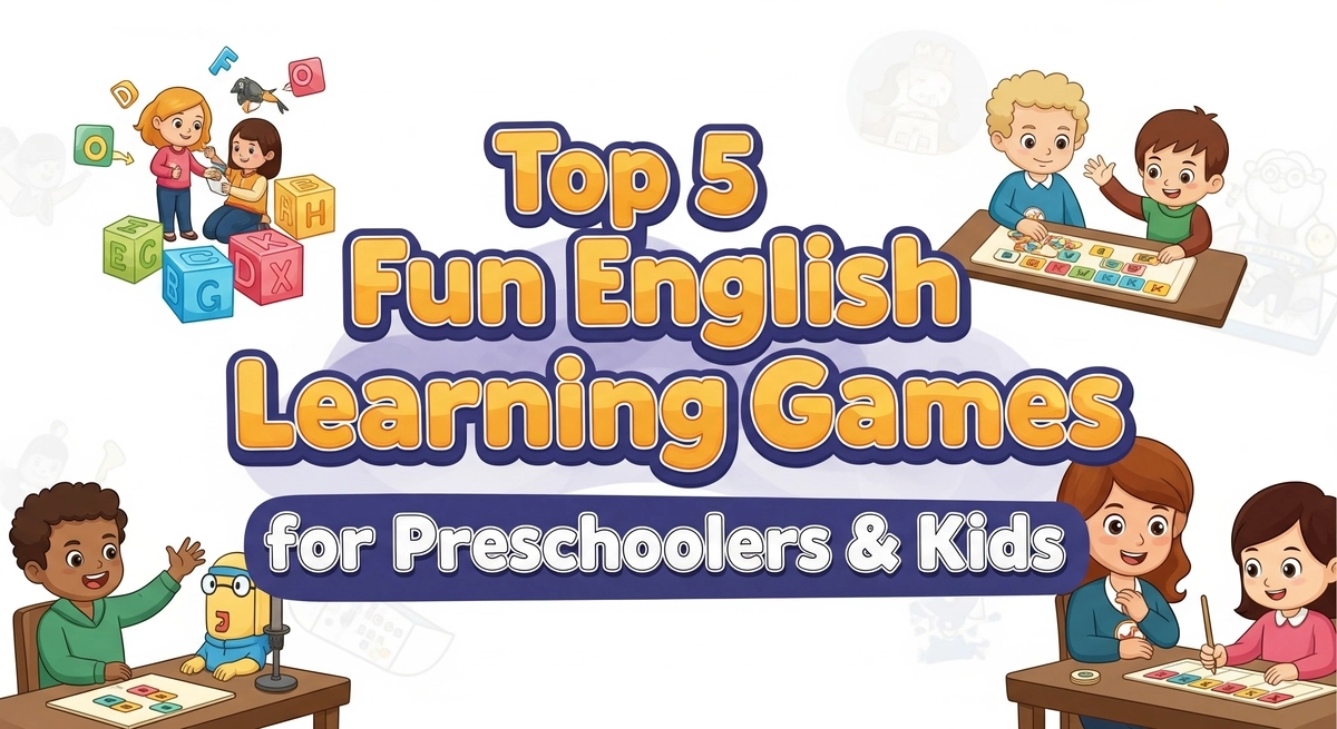 Top 5 Fun English Learning Games for Preschoolers & Kids - Go Lingo Play