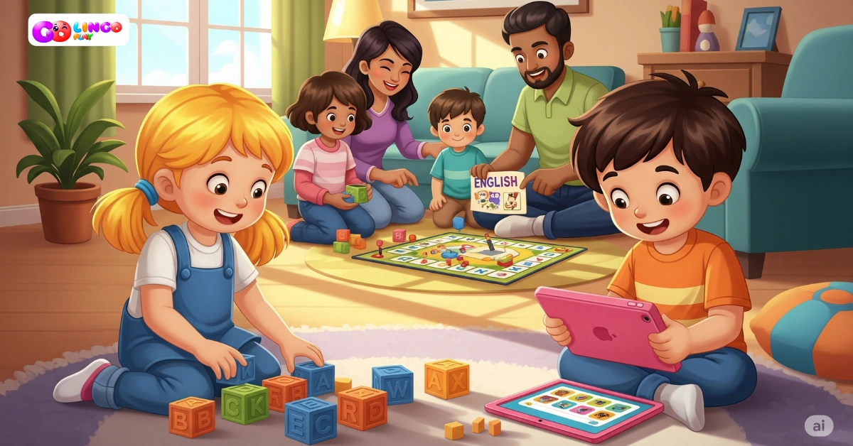 Top English Games for Kids to Learn and Play at Home - Go Lingo Play